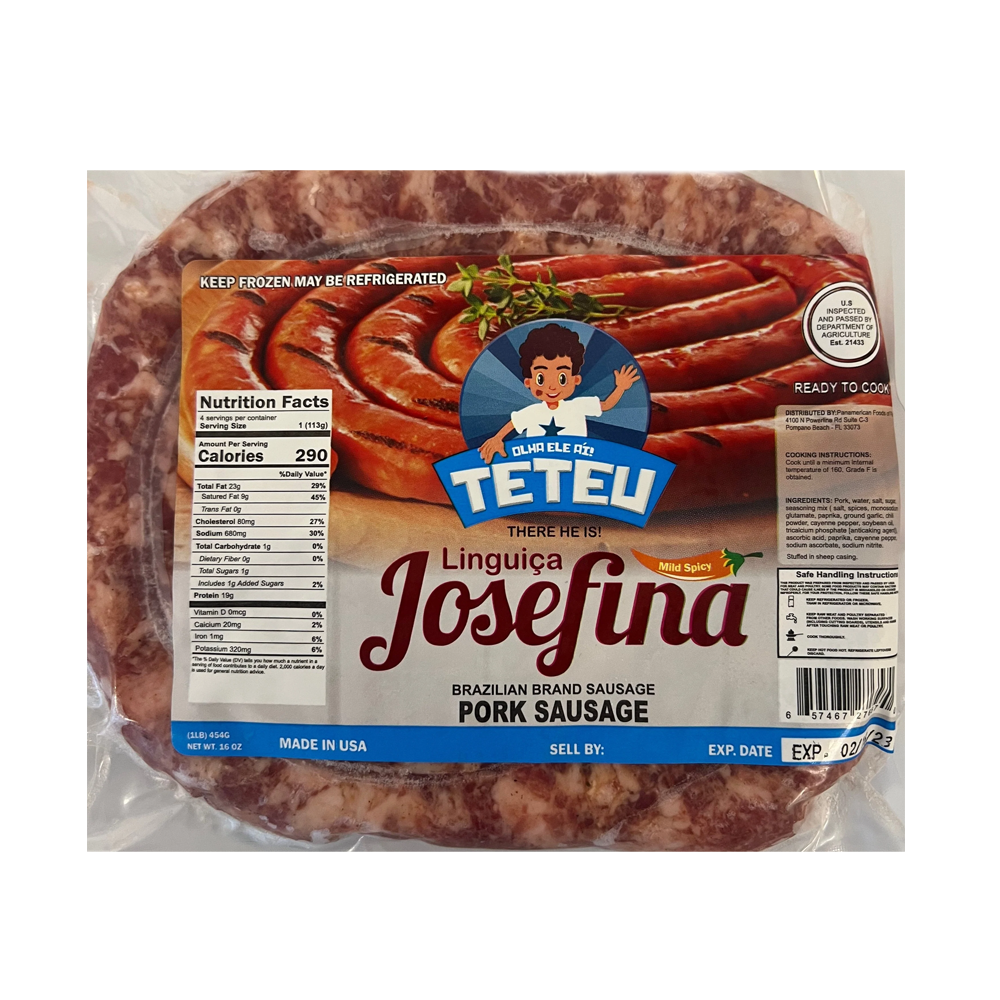 Teteu Linguiça Josefina Mild Spicy – Emporio Brasil